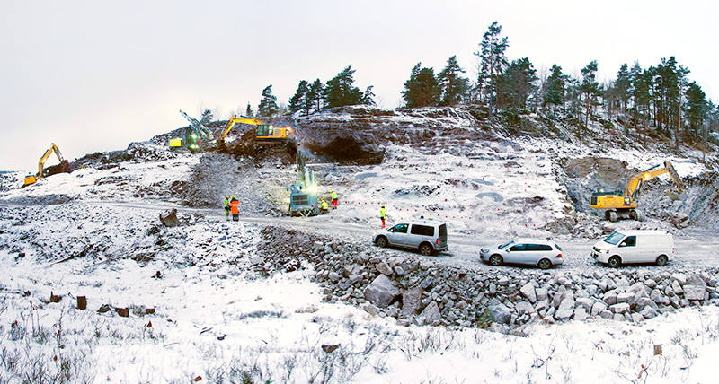 Building roads in Norway with machine control solutions | Leica Geosystems