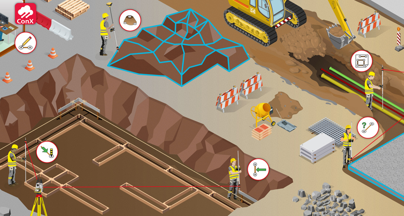 iCON Field Software Simulator | Leica Geosystems