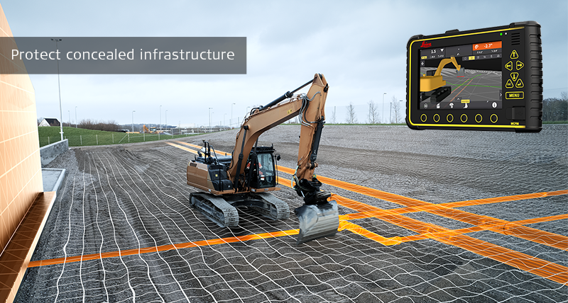 3D Avoidance Zone system | Leica Geosystems