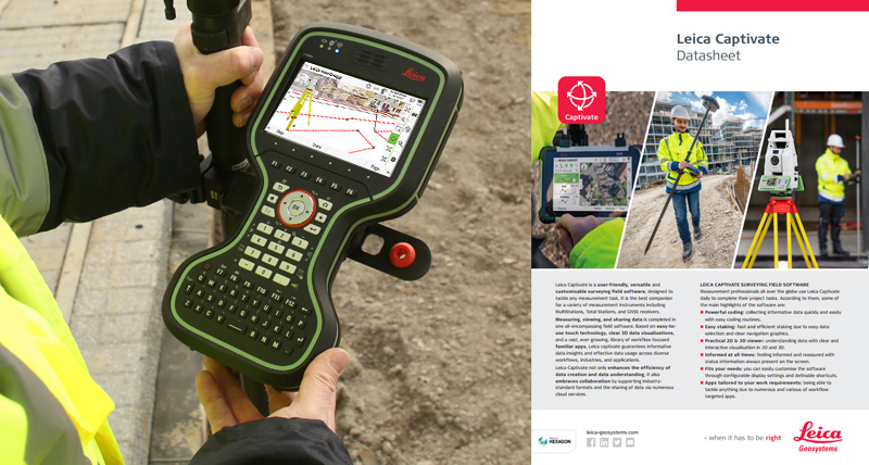 Leica Captivate Surveying Field Software | Leica Geosystems