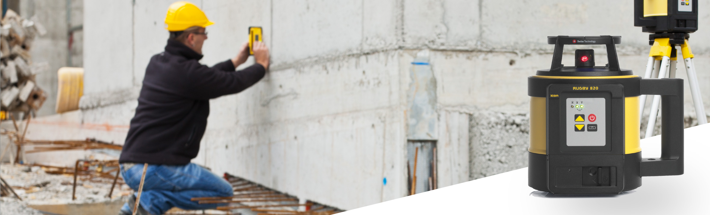 Leica Rugby 820 Rotating Laser | Leica Geosystems